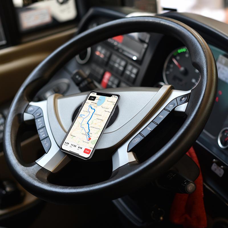 SafeVuu Universal Rotating Steering Wheel Phone Mount - Perfect for ...